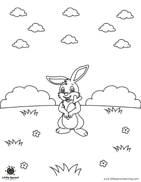 Top 10 Bunny Coloring Pages - Little Sprout Art & Learning