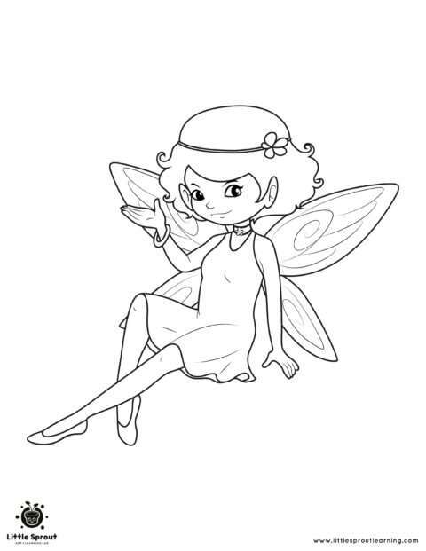 13 Best Fairy Coloring Pages - Little Sprout Art + Learning Lab