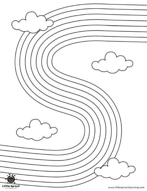 20 Fun & Free Rainbow Coloring Pages!