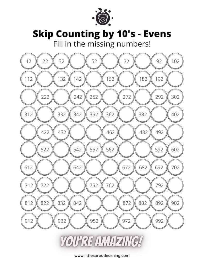 Best Grade 2 Math Worksheets | Little Sprout Art