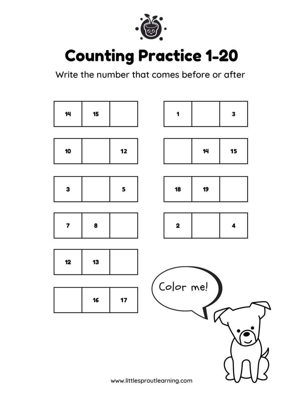 Counting Practice Worksheet Math Practice Sheet Counting Practice Worksheet Math Practice Sheet