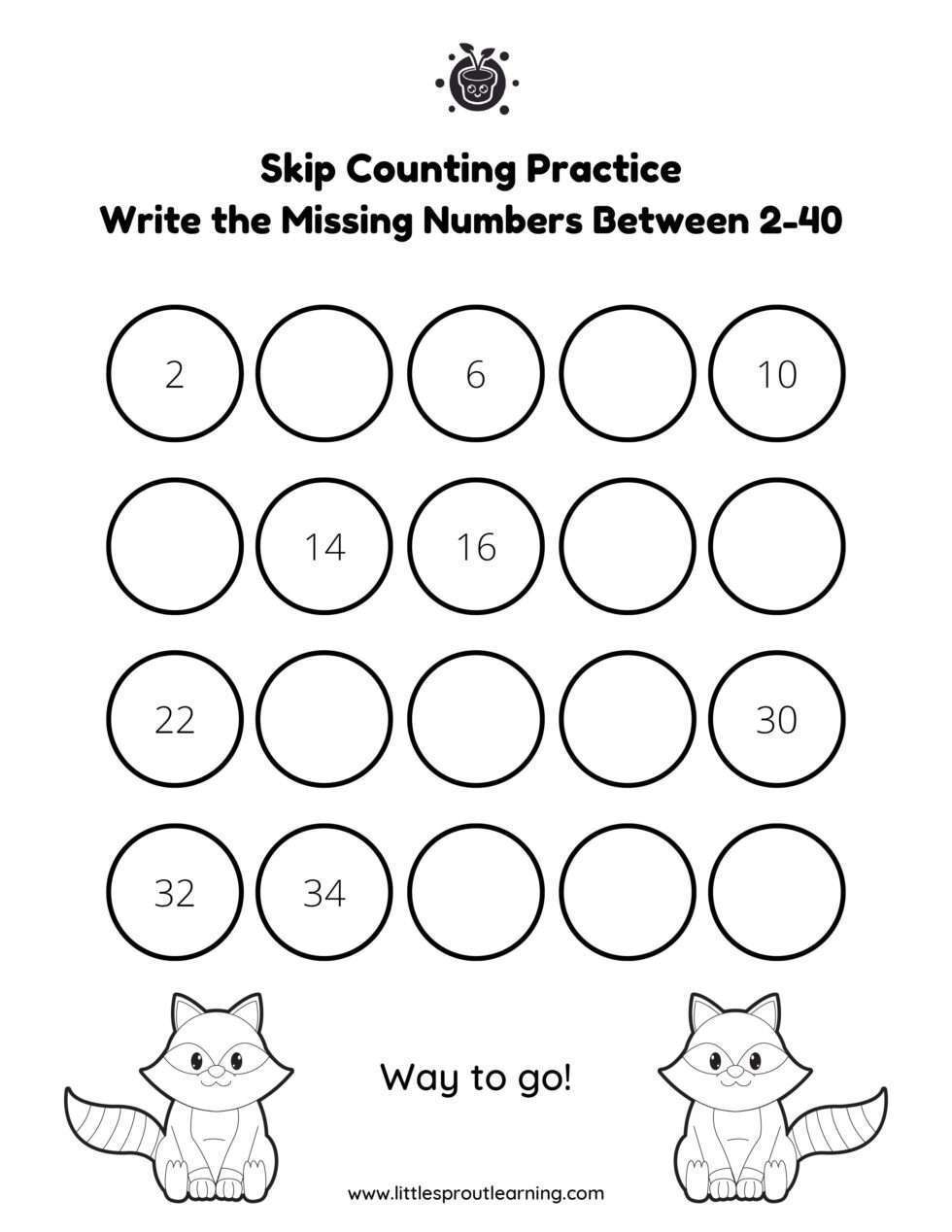 Skip Counting By 2
