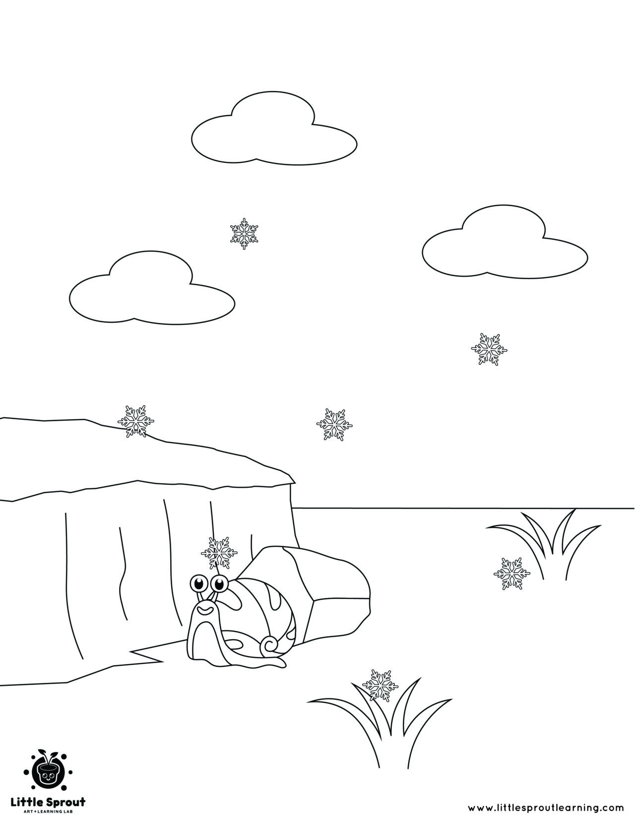 Best Hibernating Animal Coloring Pages - Little Sprout Art