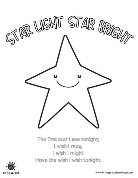 Best 10 Star Coloring Pages | Little Sprout Art