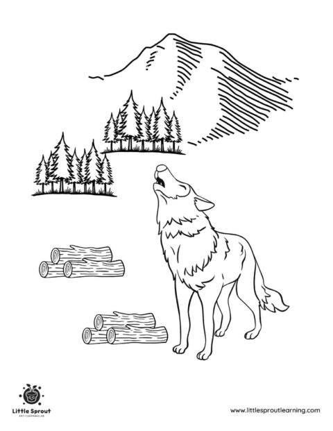 16 Best Wolf Coloring Pages - Free Printable Wolf Coloring Sheets ...