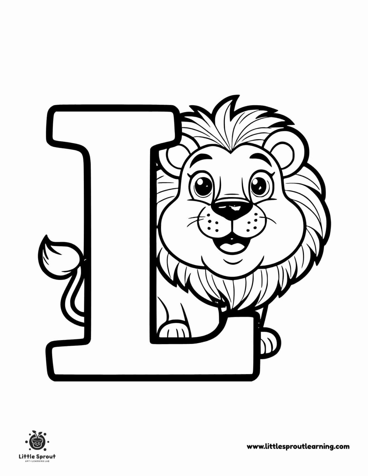 15 Free Lion Coloring Pages To Print And Enjoy - Little Sprout Art ...