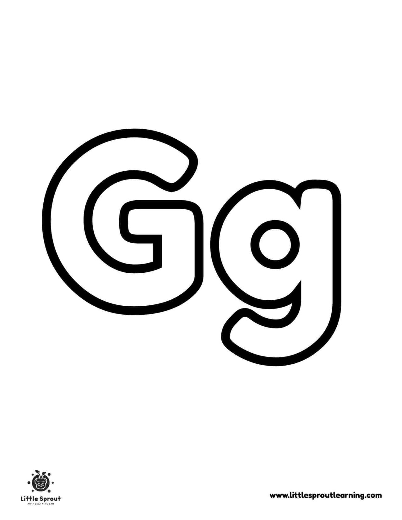 Free Alphabet Coloring Pages – Printable A To Z Fun For Kids - Little ...