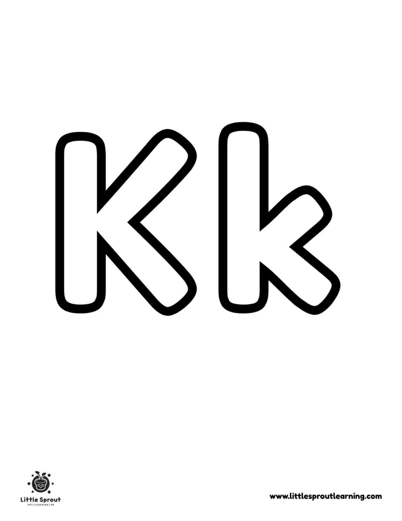 Free Alphabet Coloring Pages – Printable A To Z Fun For Kids - Little ...