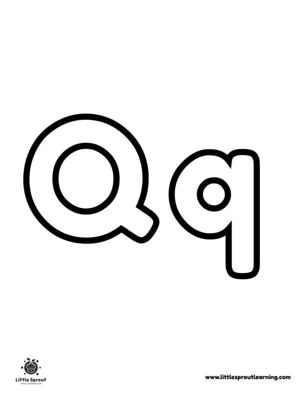 Free Alphabet Coloring Pages – Printable A To Z Fun For Kids - Little ...