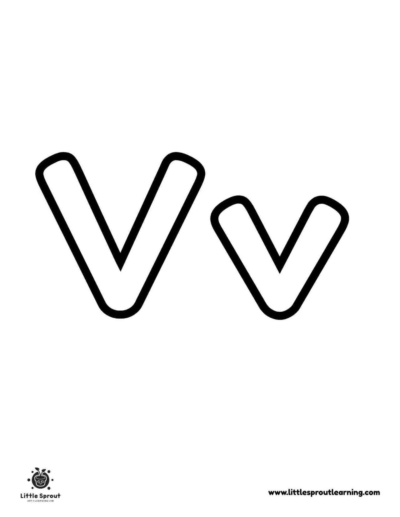 Free Alphabet Coloring Pages – Printable A To Z Fun For Kids - Little ...