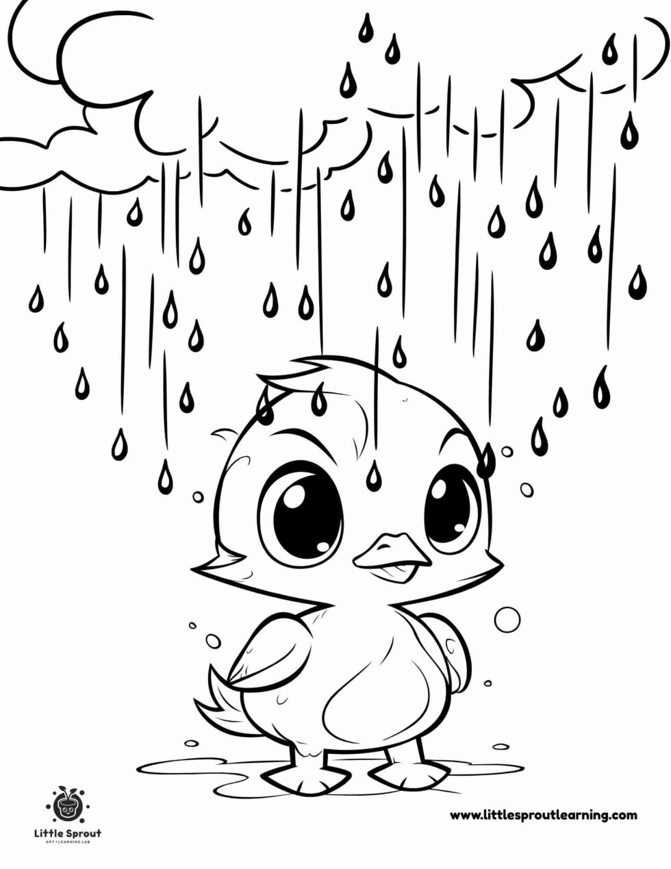 Duck Coloring Pages – 20 Free Printable Fun For Kids - Little Sprout ...