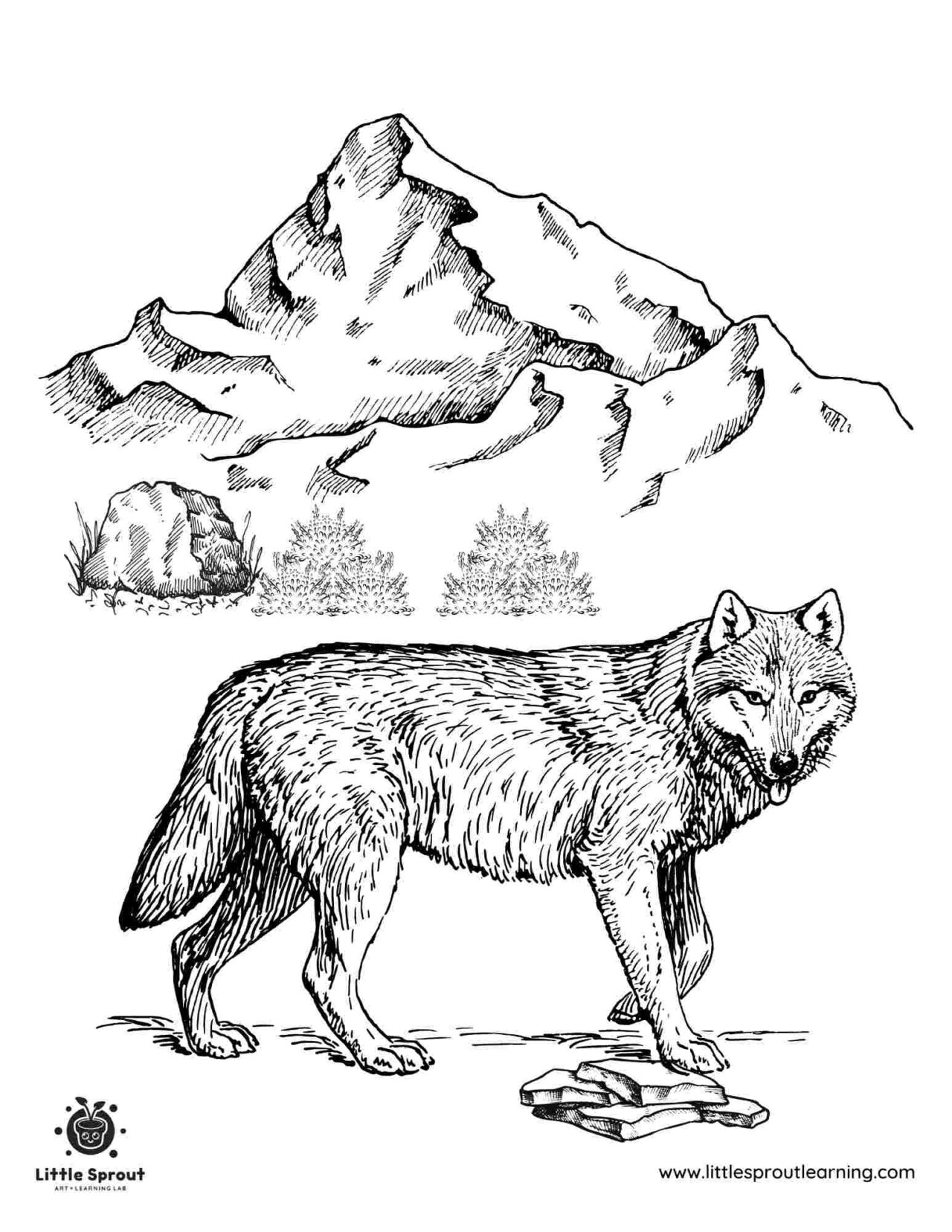 16 Best Wolf Coloring Pages - Free Printable Wolf Coloring Sheets ...