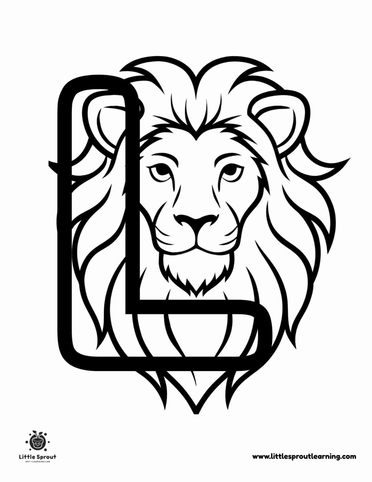15 Free Lion Coloring Pages To Print And Enjoy - Little Sprout Art ...