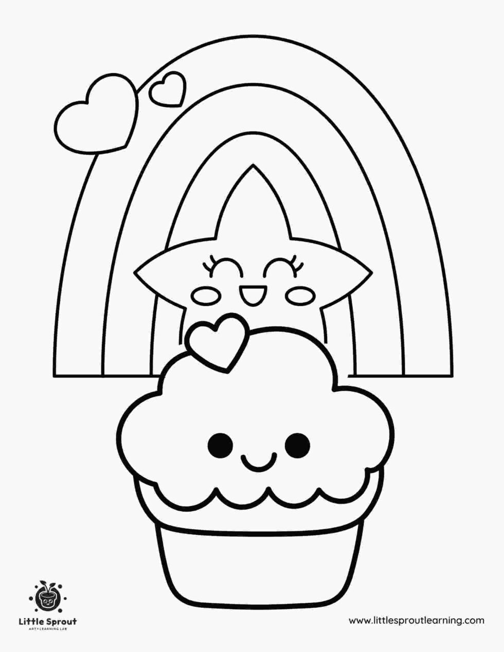 25 Free Food Coloring Pages To Print – Fun, Healthy, And Cute! - Little ...