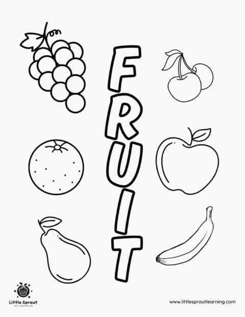 3D Shapes Coloring Page - Little Sprout Art + Learning Lab