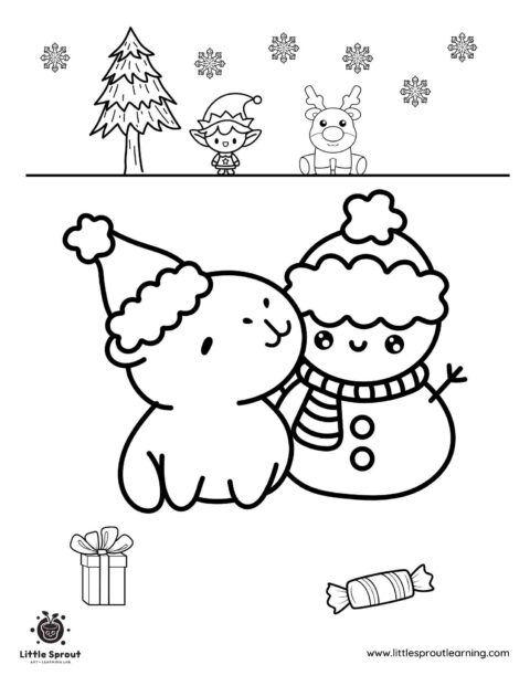 Capybara Drinking Boba Coloring Page - Little Sprout Art + Learning Lab