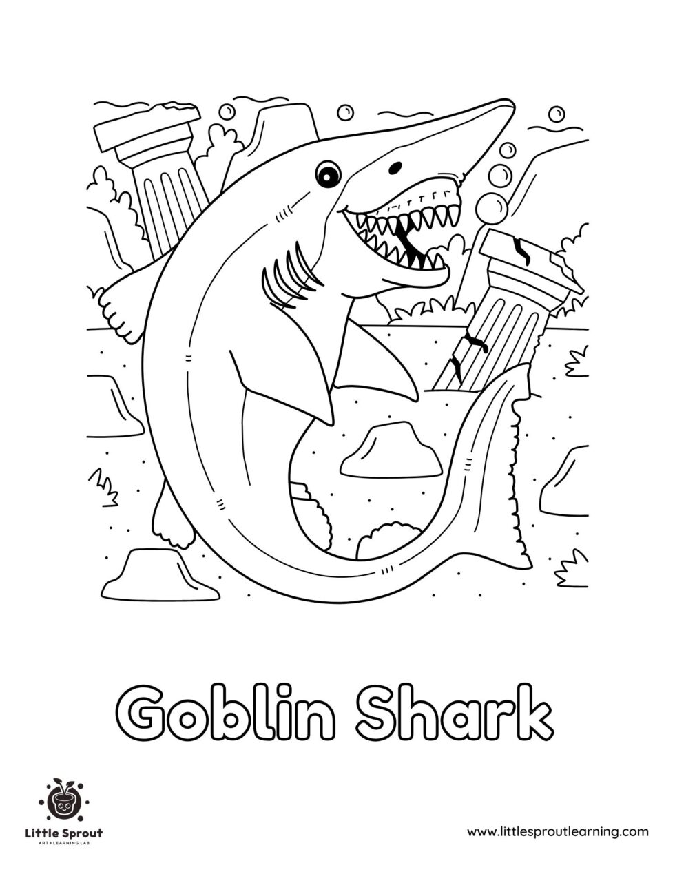 35 Free Shark Coloring Pages For Kids | Printable Ocean Fun