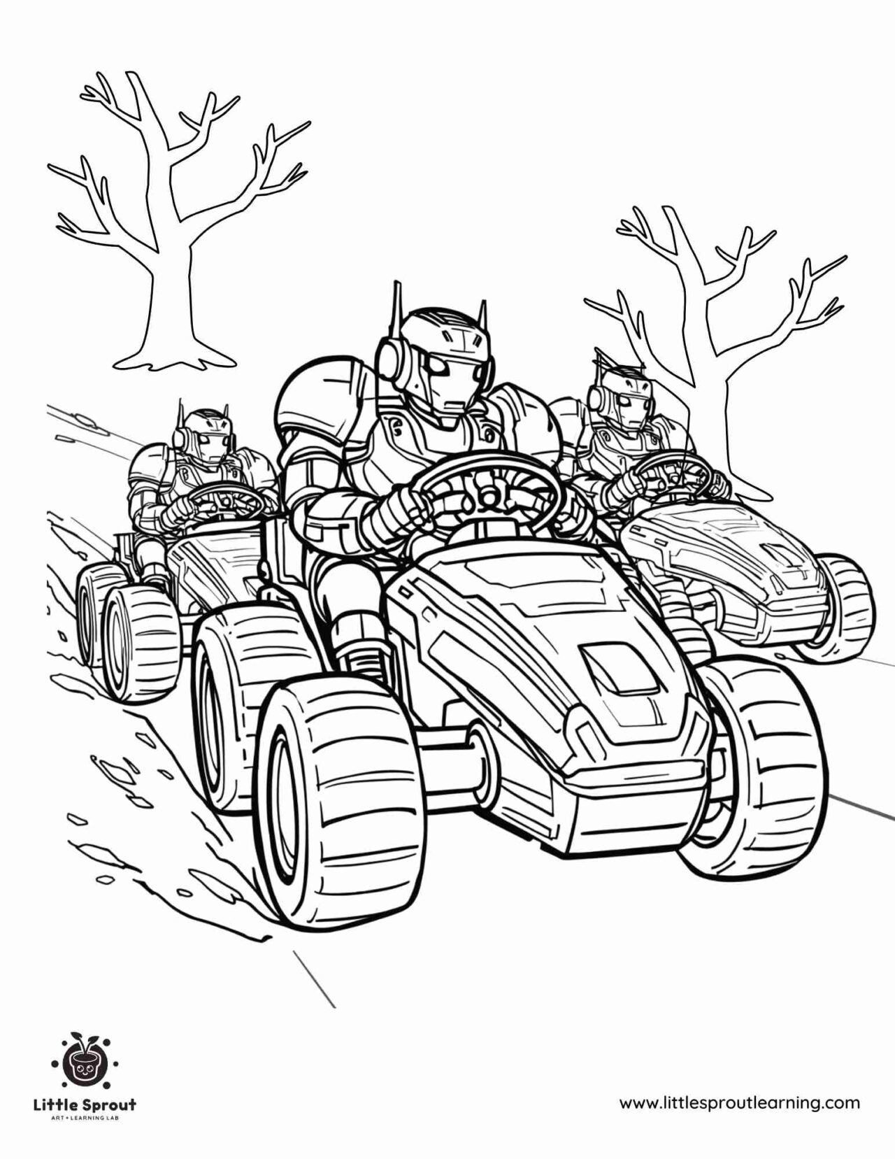 Robot Coloring Pages - 25 Free Printable Robot Coloring Sheets - Little ...