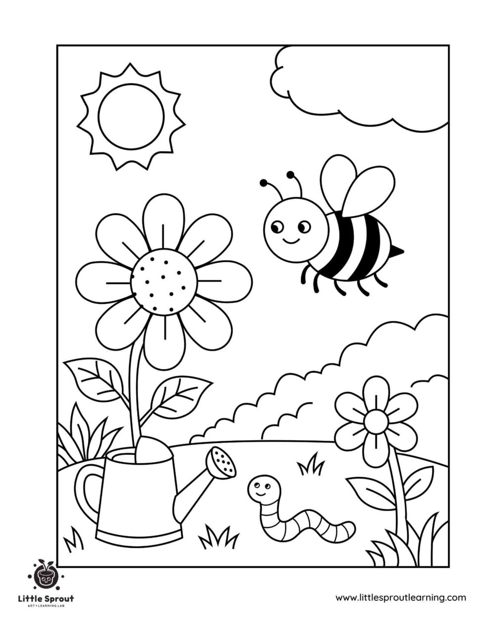 25 Top Summer Coloring Pages (Free PDF Printables For Kids) - Little ...