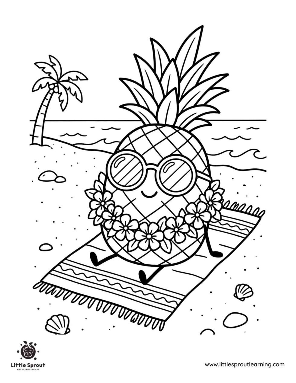 25 Top Summer Coloring Pages (Free PDF Printables For Kids) - Little ...